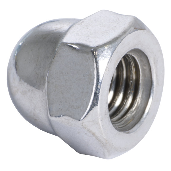 Hutmuttern M12, DIN 1587, Edelstahl A2 (10 Stk.) | www.rosa-moser.at